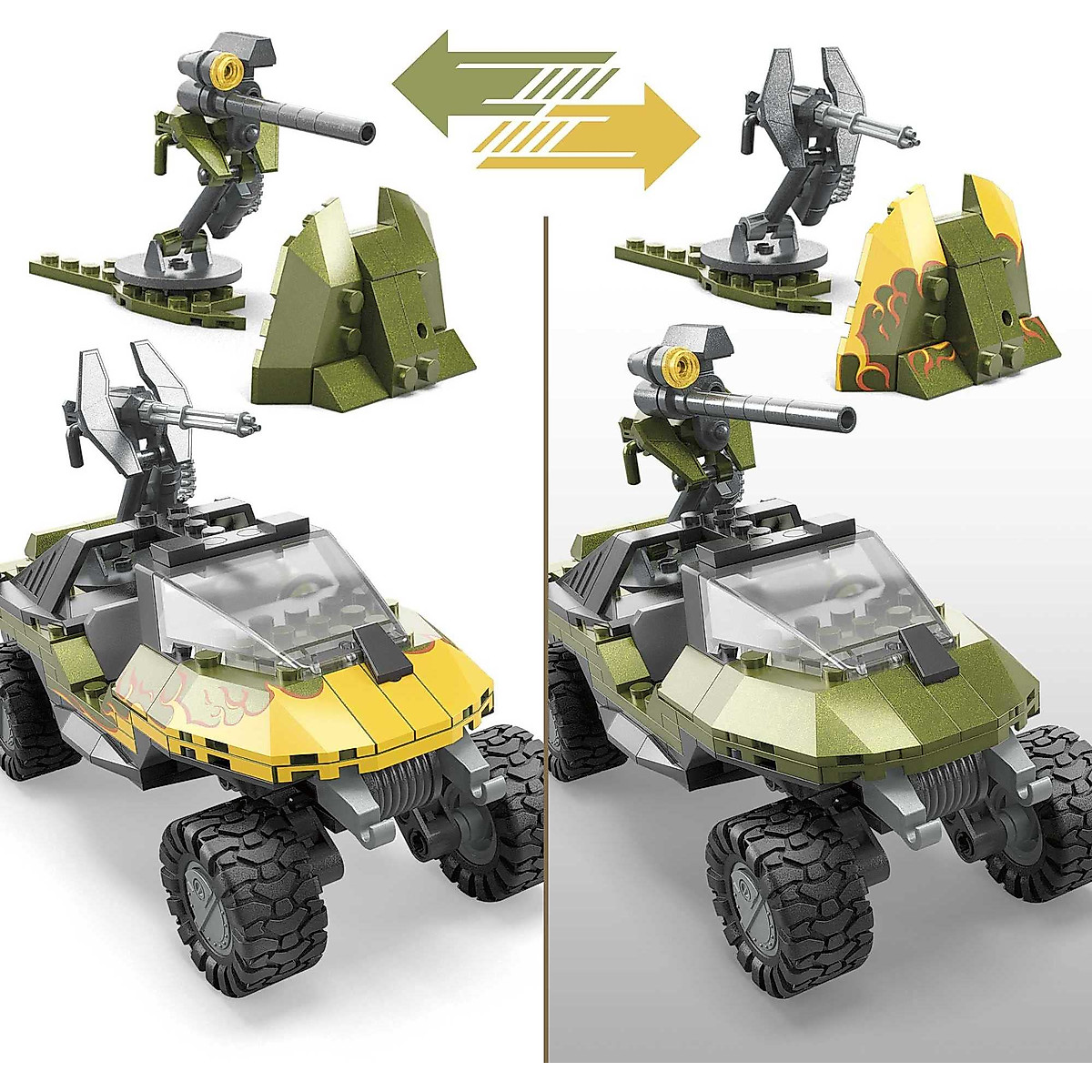 Halo Red Team Warthog Rescue 324 Pieces