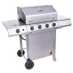 Char-Broil 463352521 Performance 4-Burner Cart Style Liquid Propane Gas Grill, Stainless Steel