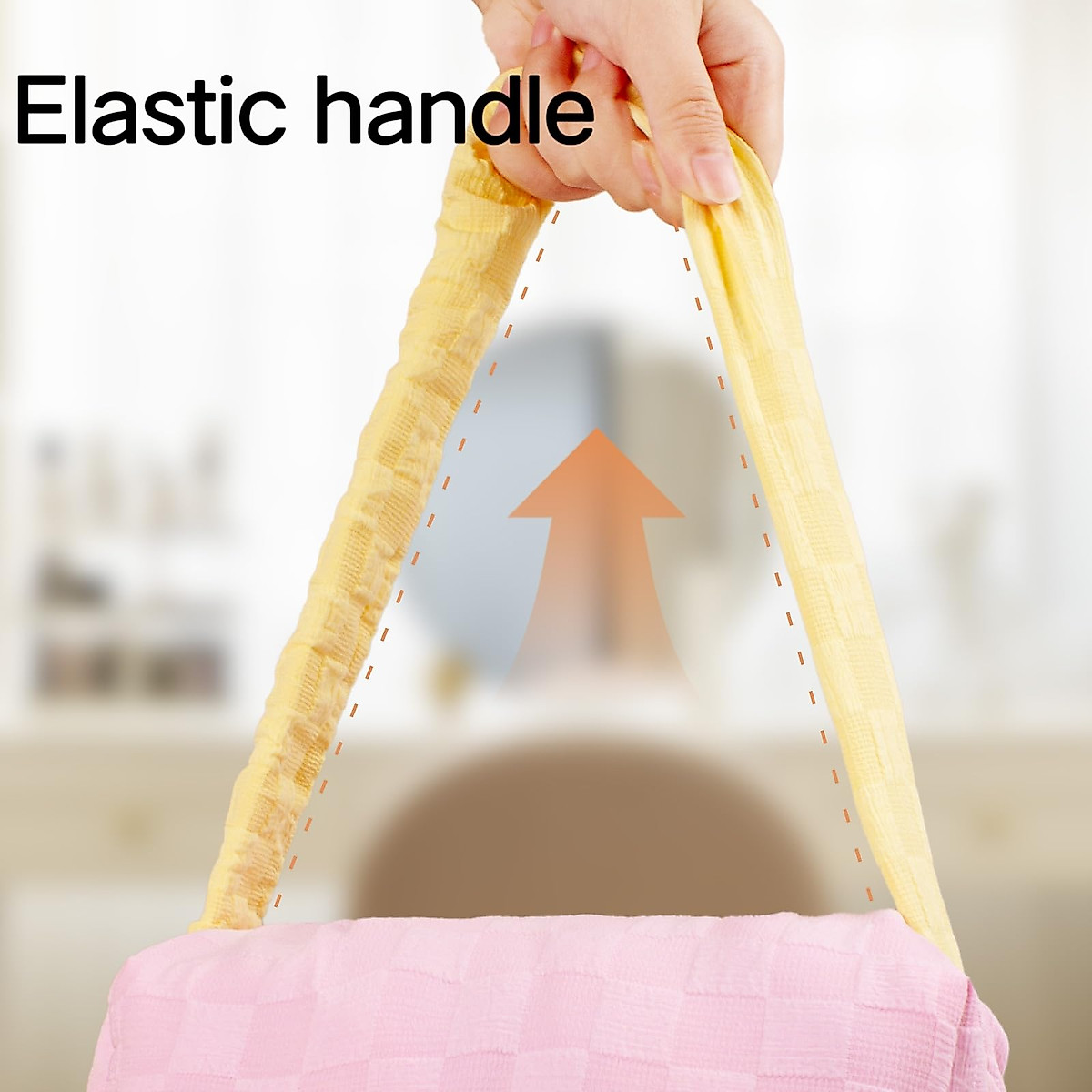 POWERWOO Travel Makeup Bag for Women, Double Layer Cosmetic Bag Organizer Brush bag with upgrade Zipper, Aesthetic Design Ladies Bag, Pink Toiletry Bag as Wedding and Happy New year gift bags