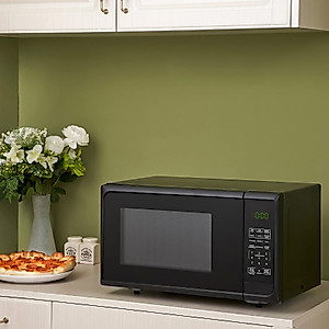 Microwaves Small Countertop Microwave Oven With 6 Auto Menus, Kitchen Essentials Microwave, 0.9 Cu Ft, 900W Compact Mini microwave LED Lighting