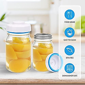 TruLife Goods Jar Vacuum Sealer for Wide & Regular Mouth Jars, Mason Jar Sealer Kit with Accessory Hose for FoodSaver, Manual Vacuum Pump, Lid Opener, Labels and Chalk Pen