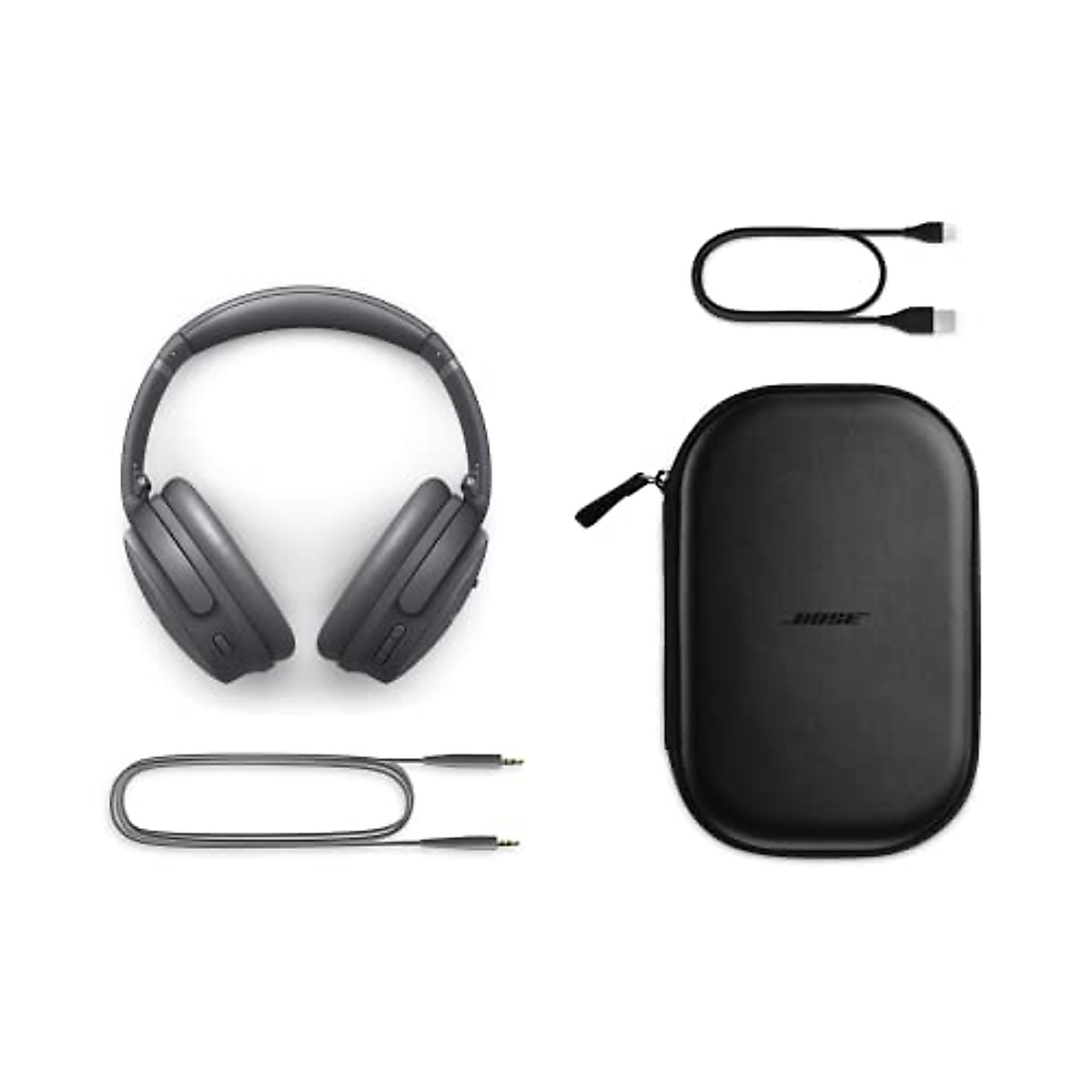 Bose QuietComfort 45 Bluetooth Wireless Noise Cancelling Headphones, Eclipse Grey - Limited Edition (Renewed)
