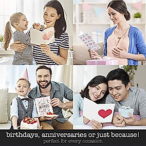 4 Pack, Inventiv 30 Second Recordable DIY Greeting Card, Voice Recorder Module, Blank White/Apply Custom Design Artwork