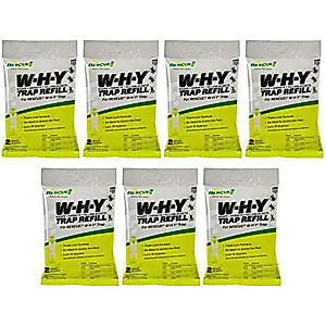 RESCUE! Non-Toxic Wasp, Hornet, Yellowjacket Trap (WHY Trap) Attractant Refill - 2 Week Refill - 7 Pack