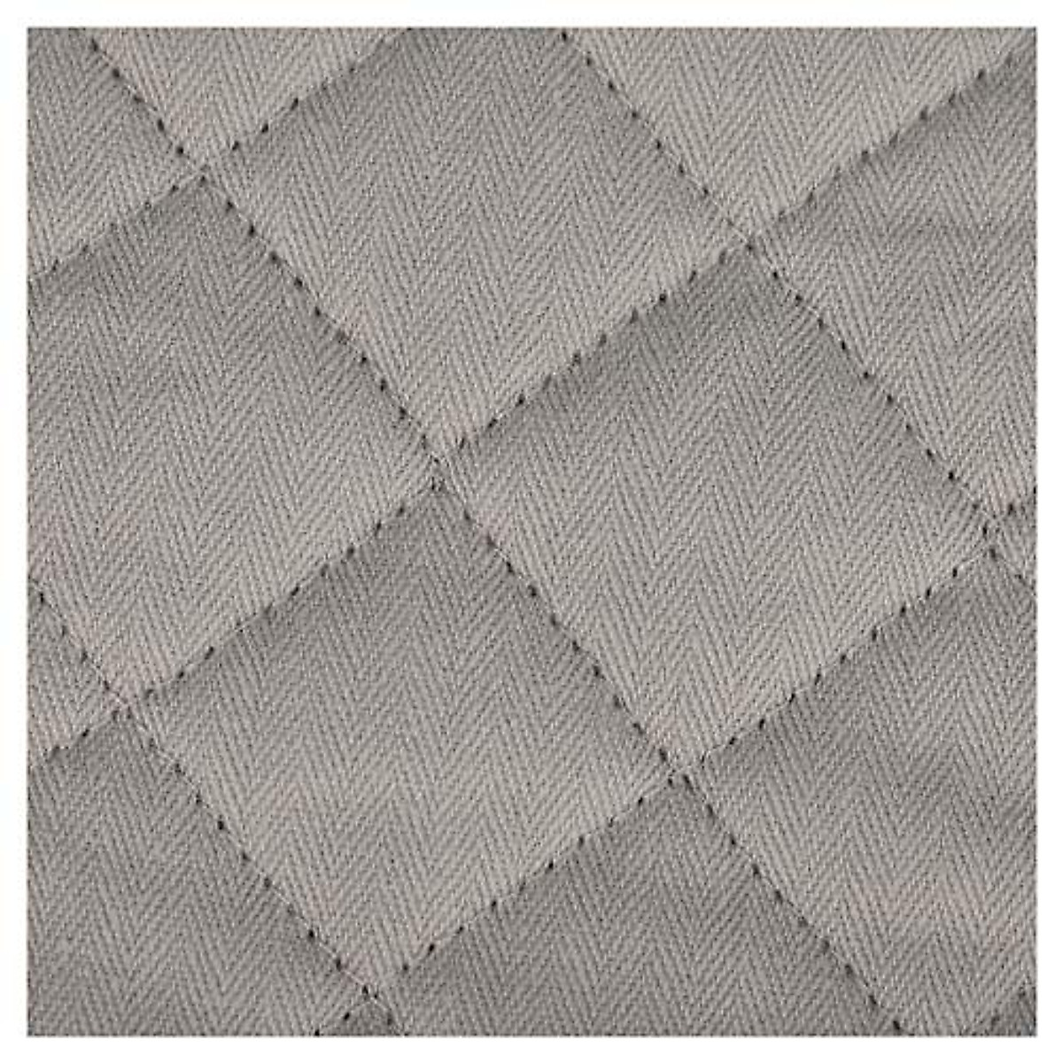 MUkitchen 100% Quilted Cotton Pot Holder, 9 by 9" inches, Nickel