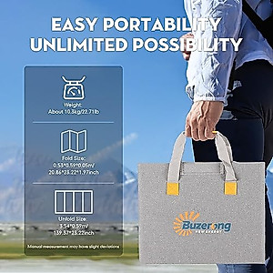 300W Portable Solar Panels with Multi Connector Solar Charger with Kickstands for Camping RV Fast Charge Power Station