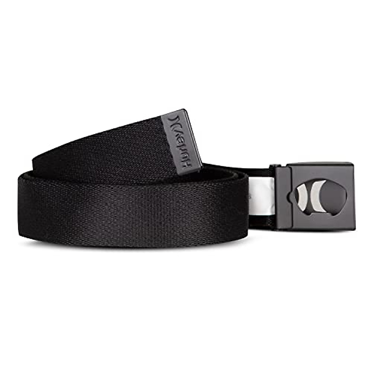 Hurley Men's Web Belts, Black, O/S