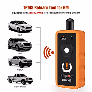 VXDAS TPMS Relearn Tool for GM Tire Pressure Monitor System Sensor TPMS Reset Tool GL50448 Programming Training Activation Tool for GM Chevy Vehicles Upgrade OEC-T5 EL50448