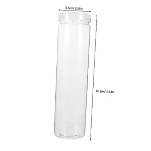 VINTORKY 3 Pcs Reusable Kitchen Storage Containers with Lids Airtight Jars for Cereal Nuts and Sugar Ideal Pantry Organizers for Dry Food Storage