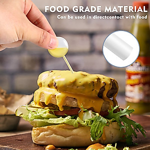 250PCS 4ml Cupcakes Pipettes, Food Grade Plastic Disposable Pipettes, Suitable for Chocolate or Strawberries Cupcakes, Ice Cream, Waffles, Chocolate Dessert