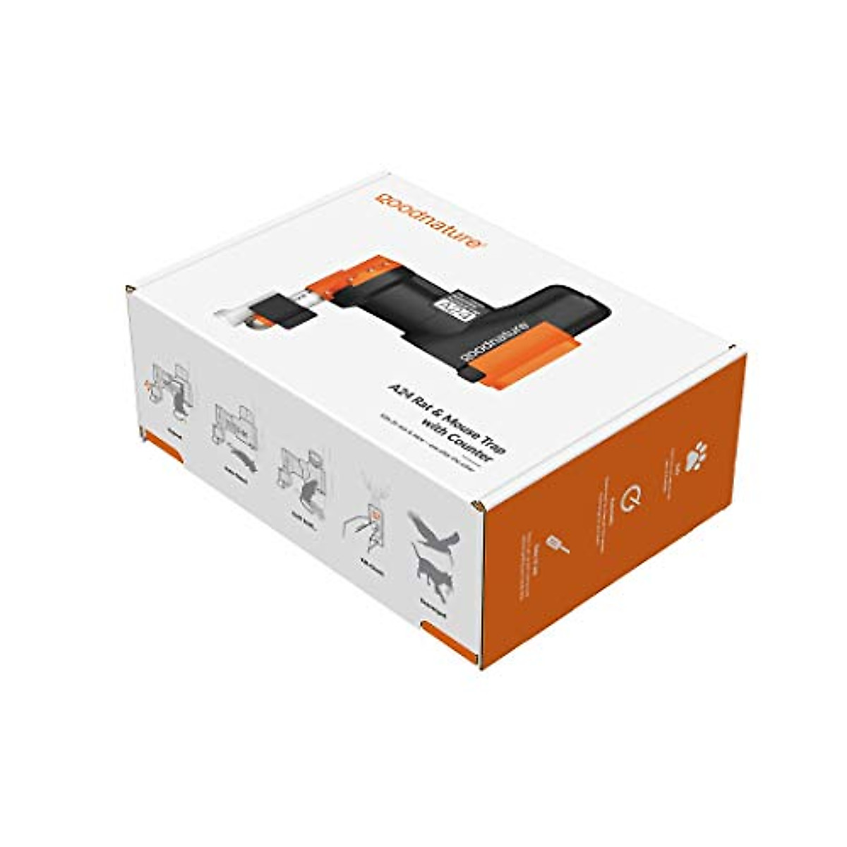 Goodnature A24 Home Outdoor Kit, Humane Rat & Mouse Trap with Digital Strike Counter, Tree Mount, Automatic Paste Pump and CO2 Canister, Pet-Friendly Mouse Trap, Best Rat Trap