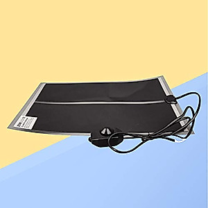 POPETPOP Hermit Crab Supplies Reptile Heating Pad 20W - Lizard Heating Pad Warmer Adjustable Temperature Reptile Tank Warmer Mat for Turtle Lizard Pets, Small Animals Switch Controller