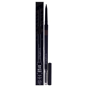 Brow Tech Matte Dual-Ended Eye Brow Pencil, Longwearing Formula, Brunette