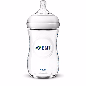 Philips AVENT Natural Baby Bottle, Clear, 4 Oz