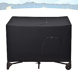 LYFFXYH Crib Tent Cover Stretchy Blackout Tent for Pack N Play, Bed Darkening Cover Tent for Indoor or Outdoor Portable to Sleeping or Play