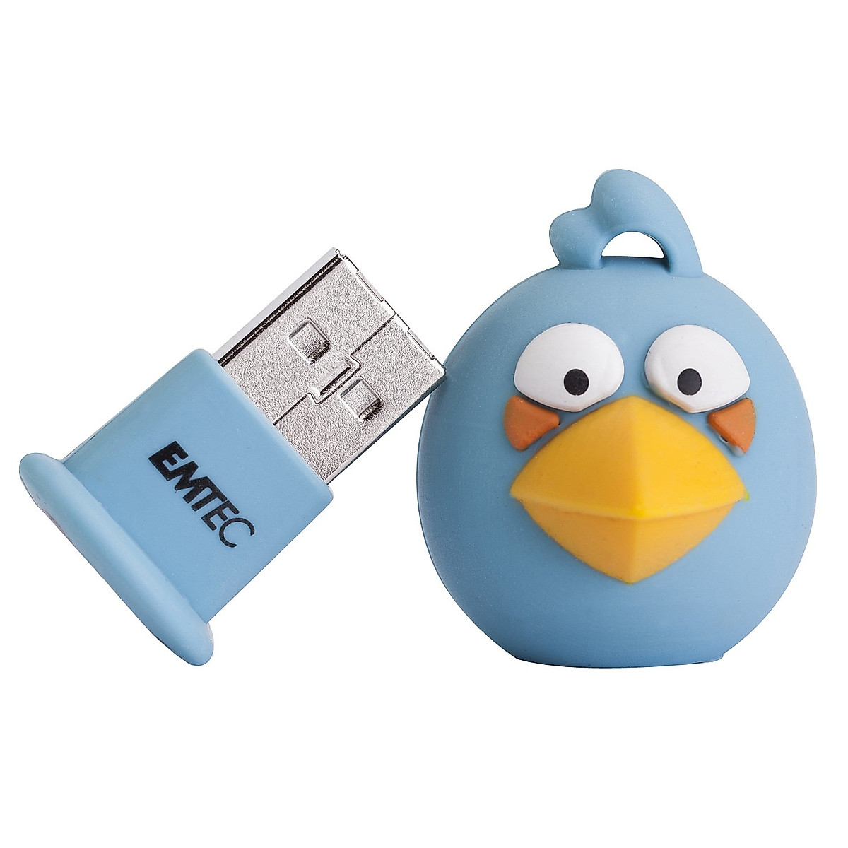 EMTEC Angry Birds 4 GB USB 2.0 Flash Drive, Blue Bird