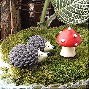 40pcs 9 Scenarios Fairy Garden Figurines Miniature Accessories, Micro Landscape