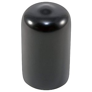 Caplugs VC437-16 VC Series – Round Vinyl Cap, 50 Pack, Black Plastic, 0.437" W x 1.000" L Protective Closures, Thread Protectors, Dust and Moisture Seals, Masking, Plating, Color Coding (99394100)