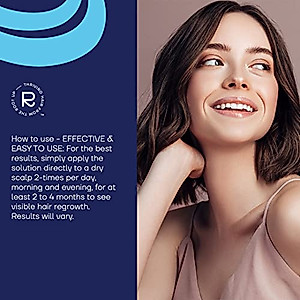 Minoxidil for Women | Womens Hair Growth | 2% Minoxidil Topical Hair Treatment for Hair Regrowth by Rootly | Minoxidil for Women| Unscented, 2 Fl Oz