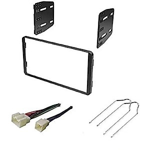 ASC Car Stereo Radio Install Dash Kit, Wire Harness, and Radio Tool to Install a Double Din Aftermarket Radio for select Ford Lincoln Mazda Mercury Vehicles - Compatible Vehicles Listed Below
