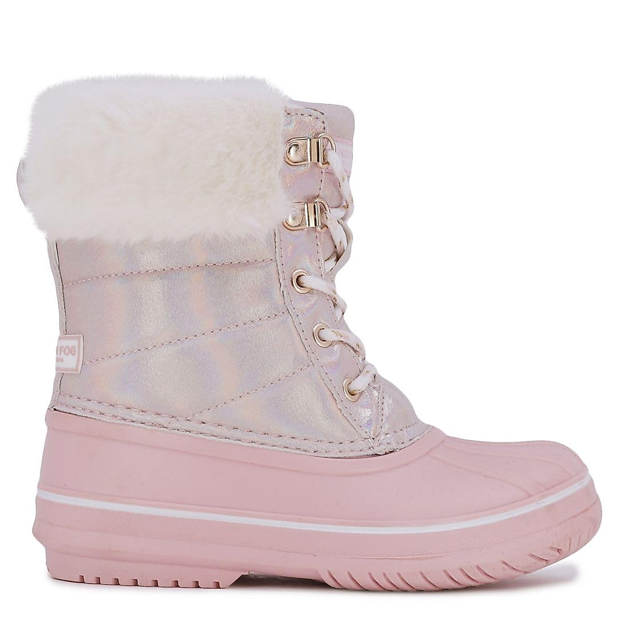 LONDON FOG Girls Bell Court Cold Weather Snow Boot ROSE GOLD Size 3