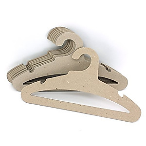 20Pack Koobay 17" Adult Clothes Coat Eco Recyclable Paper Cardboard Shirt Hangers
