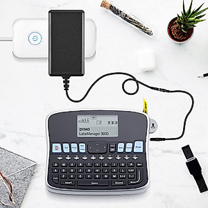 PKPOWER AC Adapter Compatible with Dymo LabelManager 260P 360D 280 1815990, Power Supply for Label Manager LM-280 1754490 420P 1768815 Printer Cord Cable Charger
