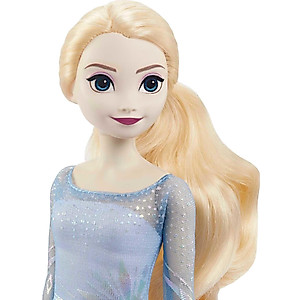 Mattel Disney Frozen Toys, Elsa Fashion Doll & Horse-Shaped Water Nokk Figure, Set Inspired by Mattel Disney's Frozen 2 Movie