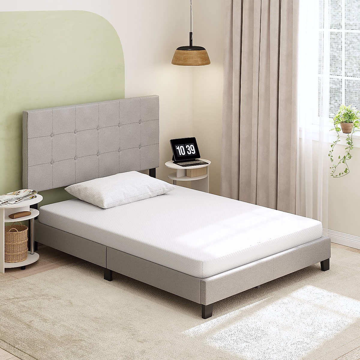 Furinno Tidur Cooling Gel Memory Foam Mattress, 5 Inch, Full