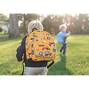Wildkin 12-Inch Kids Backpack for Boys & Girls, Perfect for Daycare and Preschool, Toddler Bags Features Padded Back & Adjustable Strap, Ideal for School & Travel Backpacks (Under Construction)