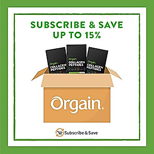 Orgain Hydrolyzed Collagen Peptides Protein Powder Sticks - Paleo & Keto Friendly, Pasture Raised, Gluten Free, Dairy Free, Type I And III, 5g Sticks - Unflavored (25 Count)