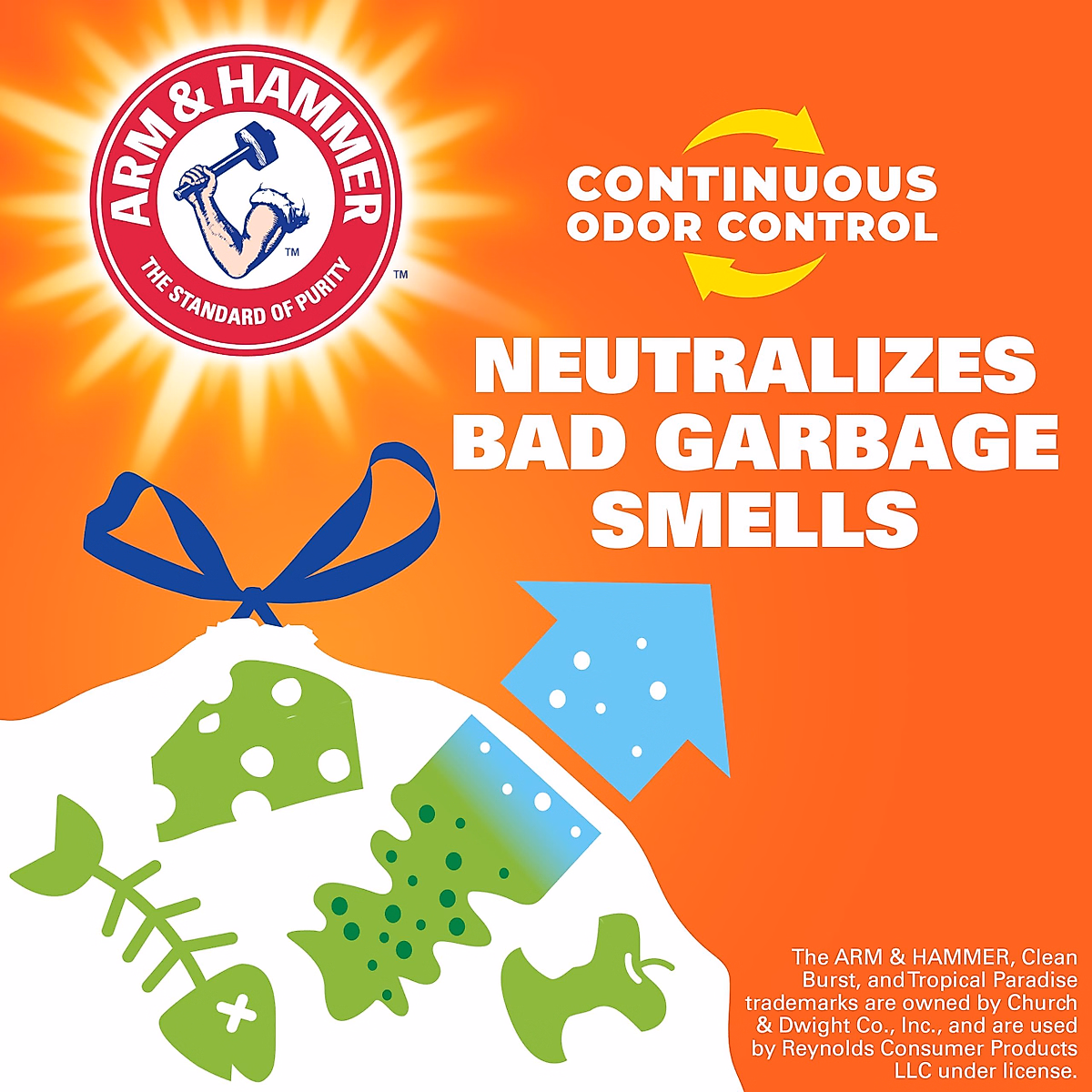 Hefty Ultra Strong Tall Kitchen Trash Bags, Unscented, 13 Gallon, 40 Count