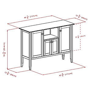 Winsome Wood Melba Buffet Coffee