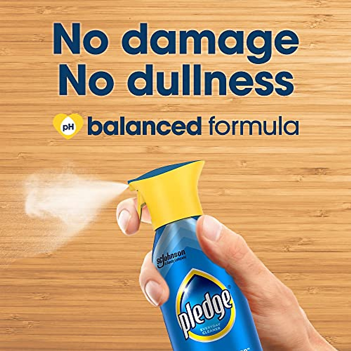 Pledge Everyday Clean Multi Surface Cleaner Spray, pH Balanced to Clean 101 Surfaces, Rainshower Scent, 9.7 oz (Pack of 1)