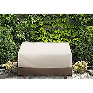 PHI VILLA Outdoor Bench Cover,Patio Furniture Cover Waterproof for Loveseat, Bench, sofa ,89" L x 34" W x 33"H, Large
