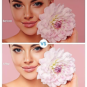 Kaiess 10.2" Selfie Ring Light with 65" Adjustable Tripod Stand & Phone Holder for Live Stream/Makeup, Upgraded Dimmable LED Ringlight for Tiktok/YouTube/Zoom Meeting/Photography