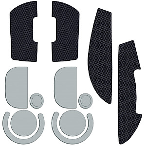 AQIDAP Mouse Skatez/Mouse Feet for Logitech G PRO X Superlight Wireless Gaming Mouse（ 2 in 1 Mouse Feet + Mouse Anti-Slip Tape ） Grey