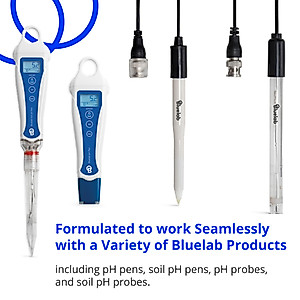 Bluelab pH 7.0 Calibration Solution Sachets - Ideal for pH pH Pens & pH Probes for Precise Meter & Probe Accuracy, 18 ml Each, for Hydroponics, Gardening, Growing Tents - 30 Sachet Box