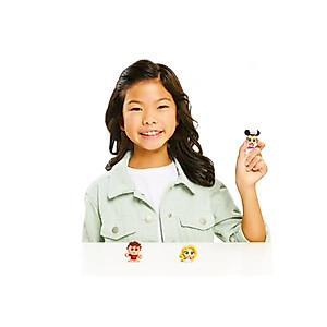 Disney Doorables Mega Pack - Bundle of 3 Disney Doorables Mini Peek Figures for Kids and Adults Plus Palace Pets Stickers | Disney Collectibles Toys