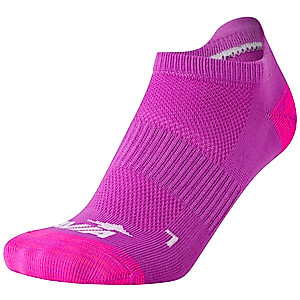 Avia Women's No Show Low Cut Running Socks (6 Pack), Size 4-9, Purple Multi Mesh