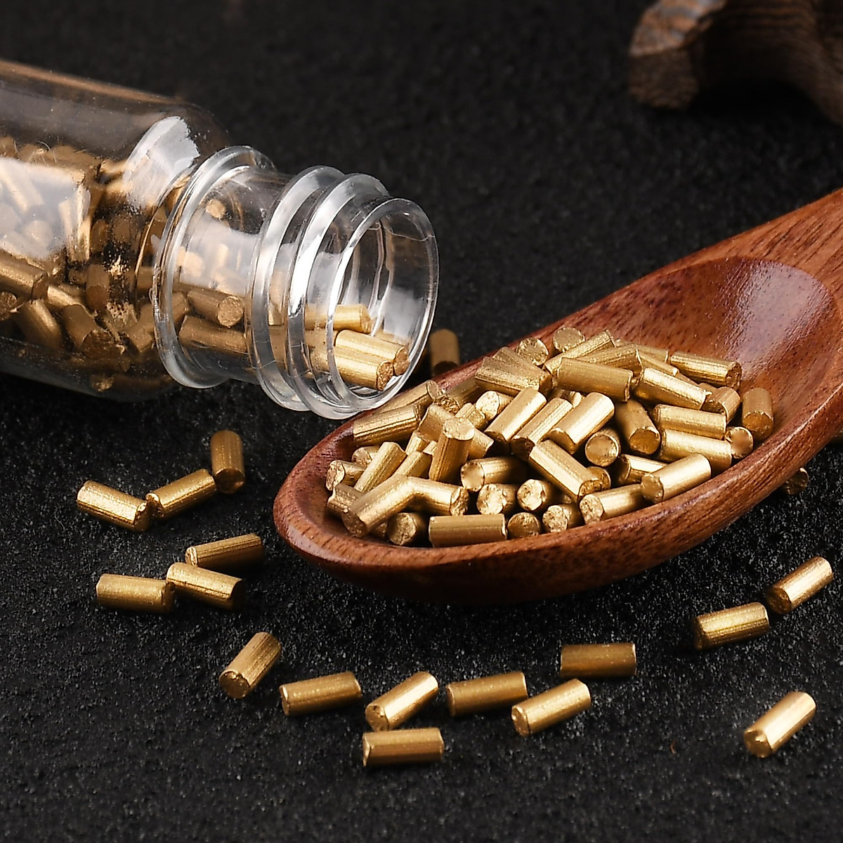 (2.2mm) 35g/Pack(Approx 300pcs) Gold Universal Lighter Flint Stone Replace for Petrol Gas Fluid Lighter