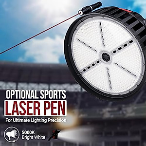 RuggedGrade 277-480V - 500W StadiumPro III LED Stadium Lights - 66,500 Lumen - 5000K - 30 Degree - Flood Mount