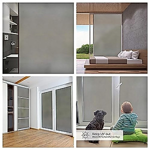 Window Film Window Film Privacy Stained Glass Film Static Cling Self Adhesive Film Frosted UV Protective Glass Vinyl for Home Glass Window Clings (Color : D, Size : 30x100 cm)