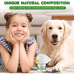 ALIVO Calming Diffuser for Dogs, Dog Calming Plug Diffuser - Dog Calming Pheromone Starter Kit Helps Ruduce Anxious, Anti-Stress & Comforts Dogs, Pet Supplies Relaxants & Anxiety Relief - 48ml