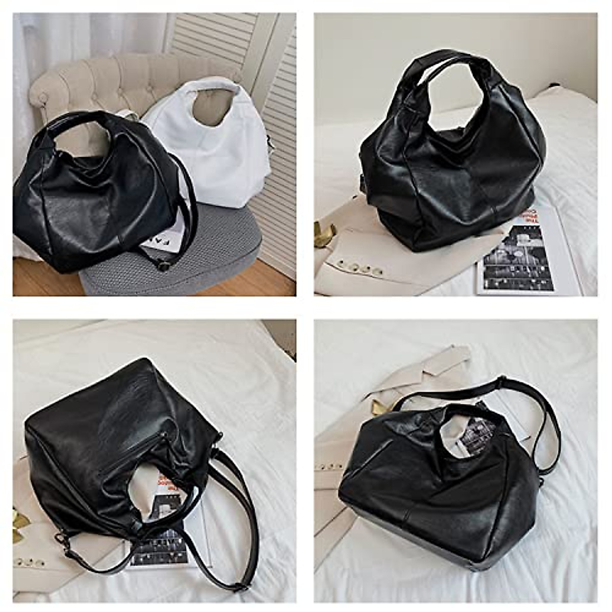 Shoulder Bags Women's Big Design Shopper Tote Bags Large Capacity Hobos Bag Lady Soft Leather Messenger Handbag