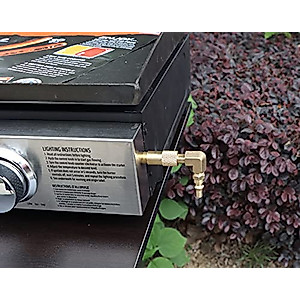 METER STAR 12FT Male/Female Quick-Connect RV Propane Extension Hose for 17"/22" Blackstone Tabletop Griddle