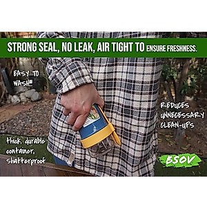 BSOV 2 in 1 Salad To Go Container Lid & Cereal Oats Yogurt Take Out Container with Fork & Dressing Pod, On the Go Portable Food Meal Prep Storage for Lunch and Jar, 3 Compartments (Pink)