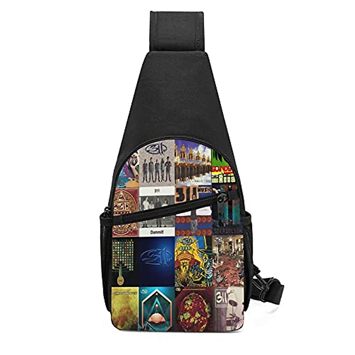 311 Band Crossbody Bags Sling Backpack for Man & Women Chest bag Multifunction Hiking Pack Small Shoulder Backpack,Camping,Sports Shoulder Bag,Small Travel Daypack