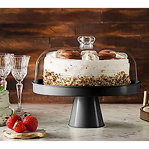 Table Concept Cake Stand, Footed Cake Stand with Lid, Serving Platter, Housewarming Gifts