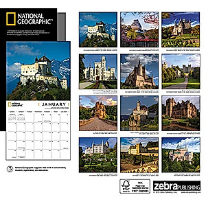 National Geographic Castles 2020 Wall Calendar